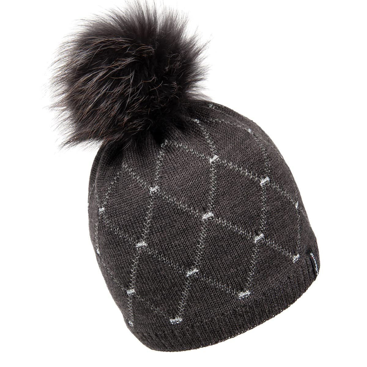 McBEANIE | Belissimo berretto lana maglia con pompon volpe ... McBEANIE | Belissimo berretto lana maglia con pompon volpe ...