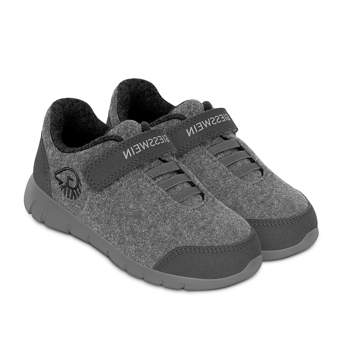 GIESSWEIN | MERINO WOOL RUNNERS KIDS | colore 017 grigio ...