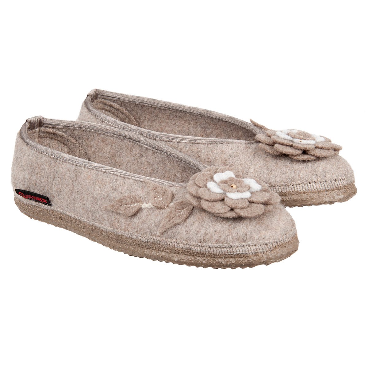 GIESSWEIN pantofole ballerina LANDIN per donna con applicazione fiore