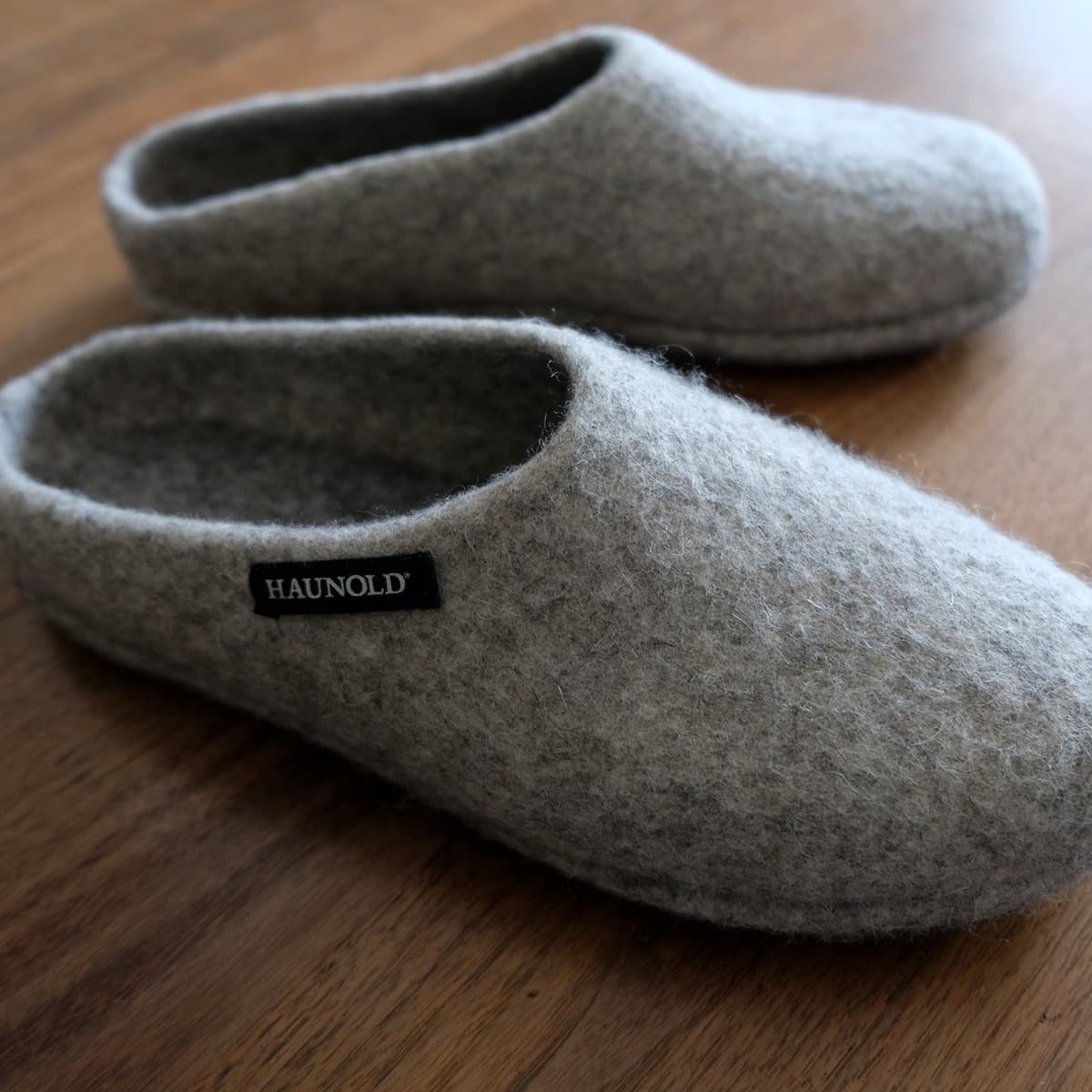 HAUNOLD | Pantofole in feltro lana