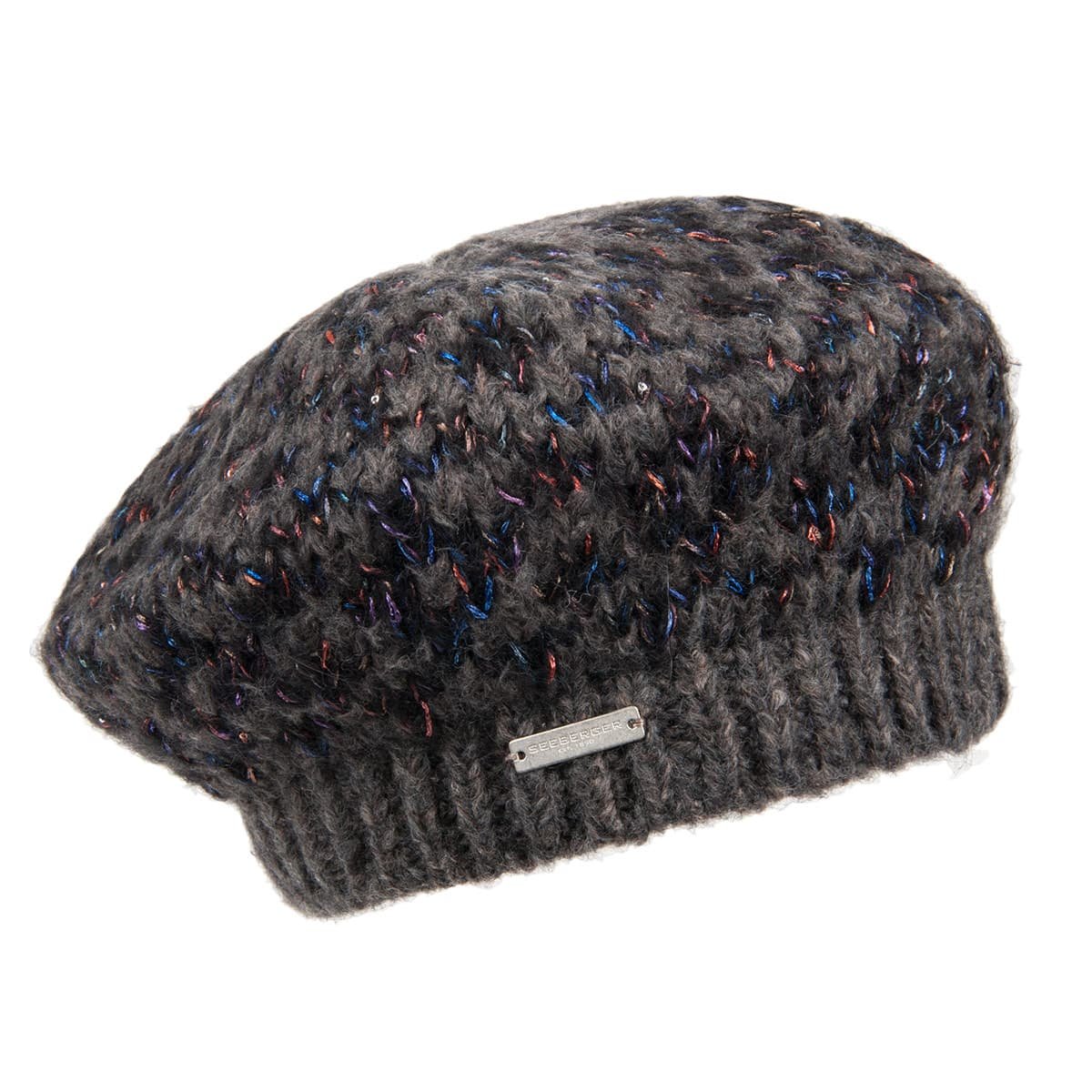 SEEBERGER | berretto basco lana maglia jacquard pattern --> cappelleria ...