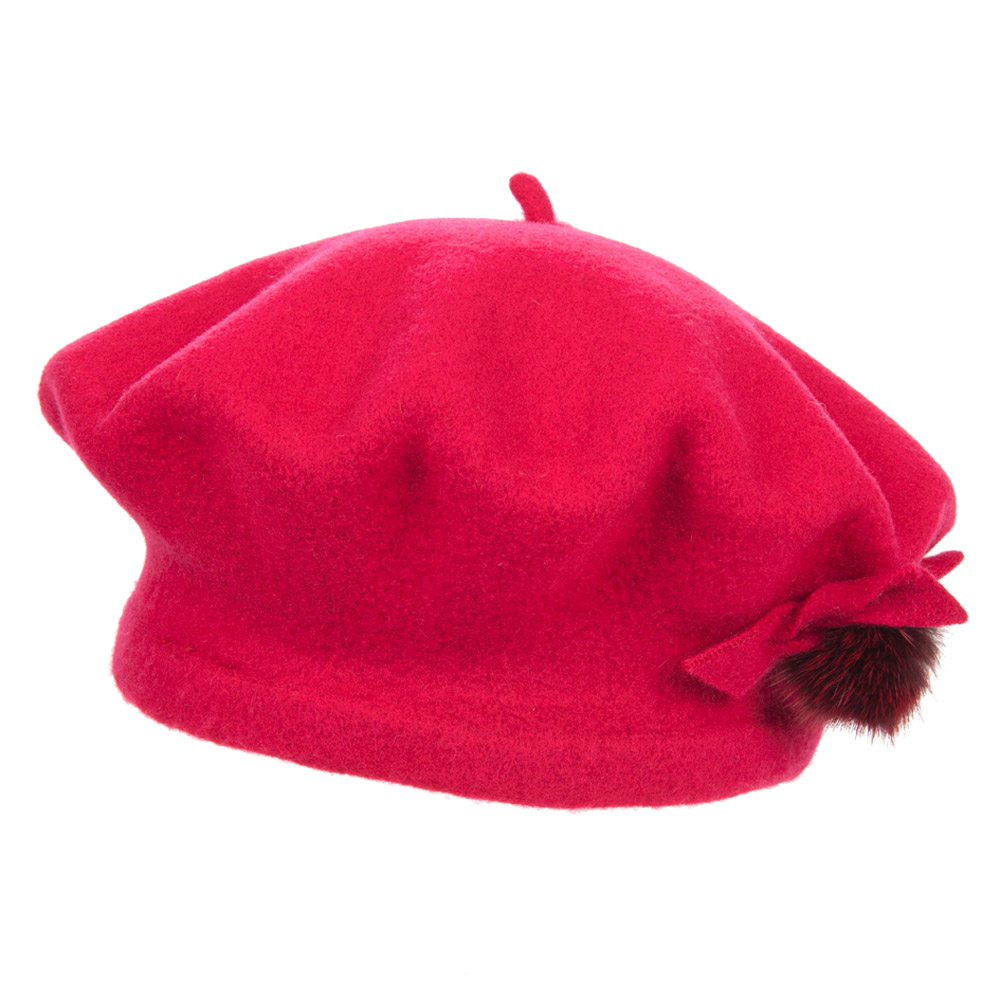 WILLI basco in lana cotta con guarnizione per donna